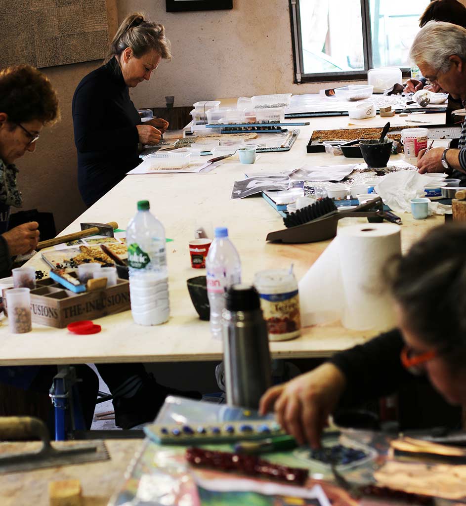Stage de mosaïque contemporaine